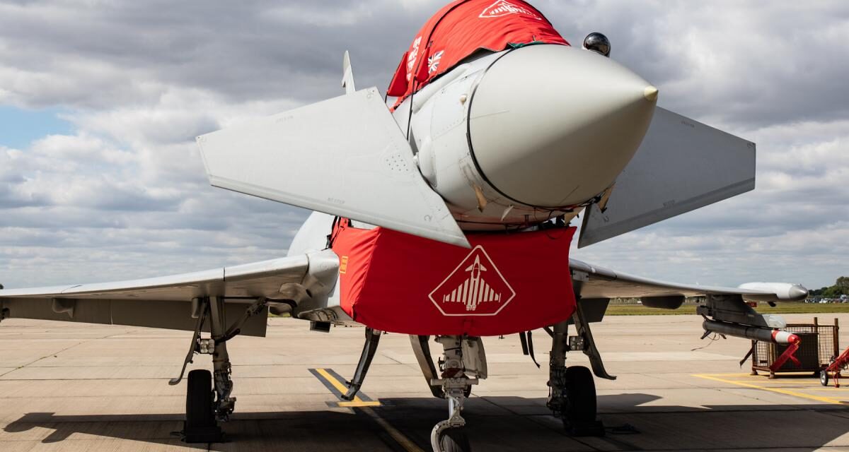 RAF Typhoon under cover | M&MT - Materials & Manufacturing Technologies